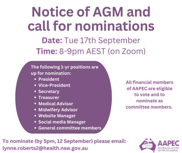 Notice of AGM & Call for Nominations – 17 Sept 2024 – Australian Action ...